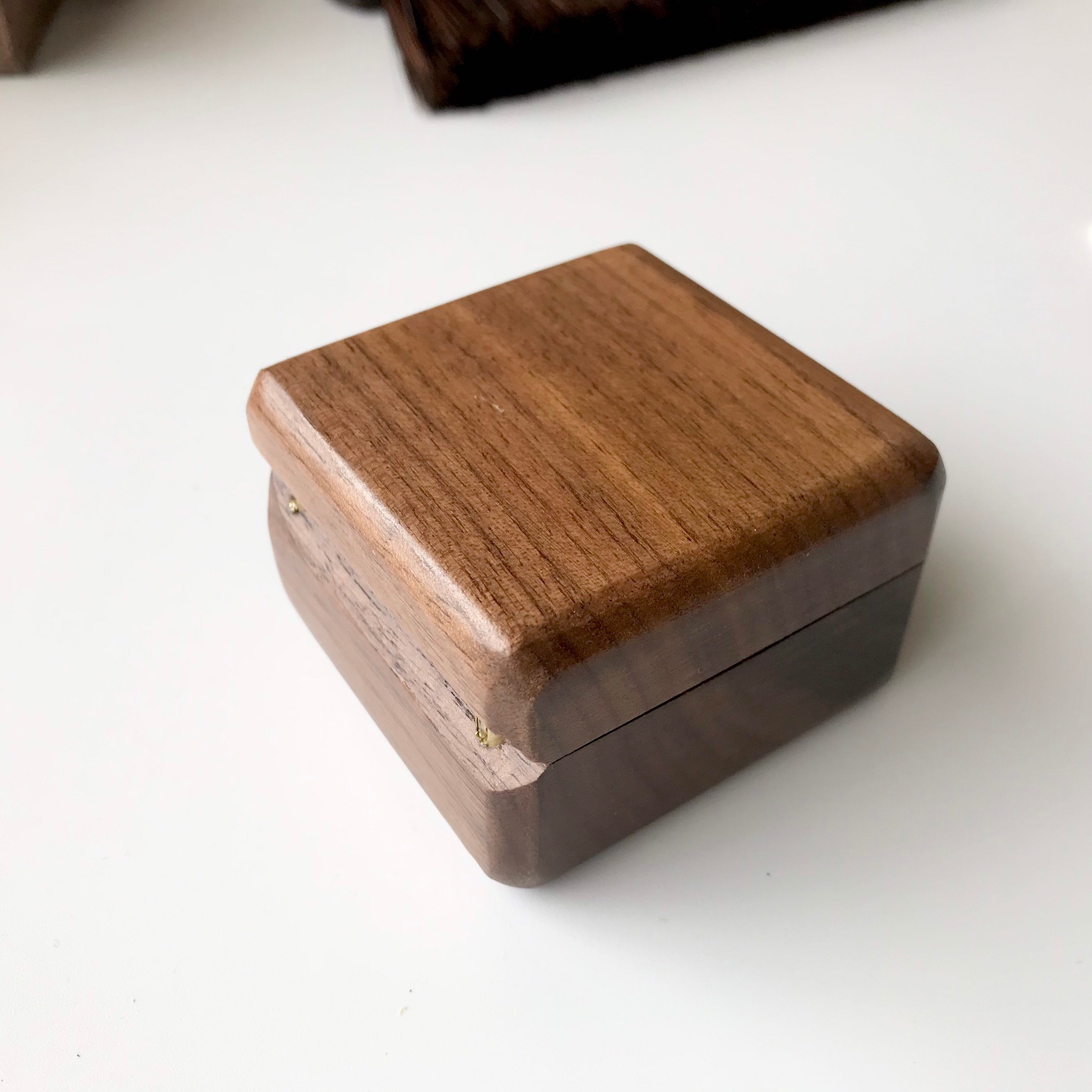 Pick Organizer Box Solid Walnut Wood Box Only Picks Not - Etsy