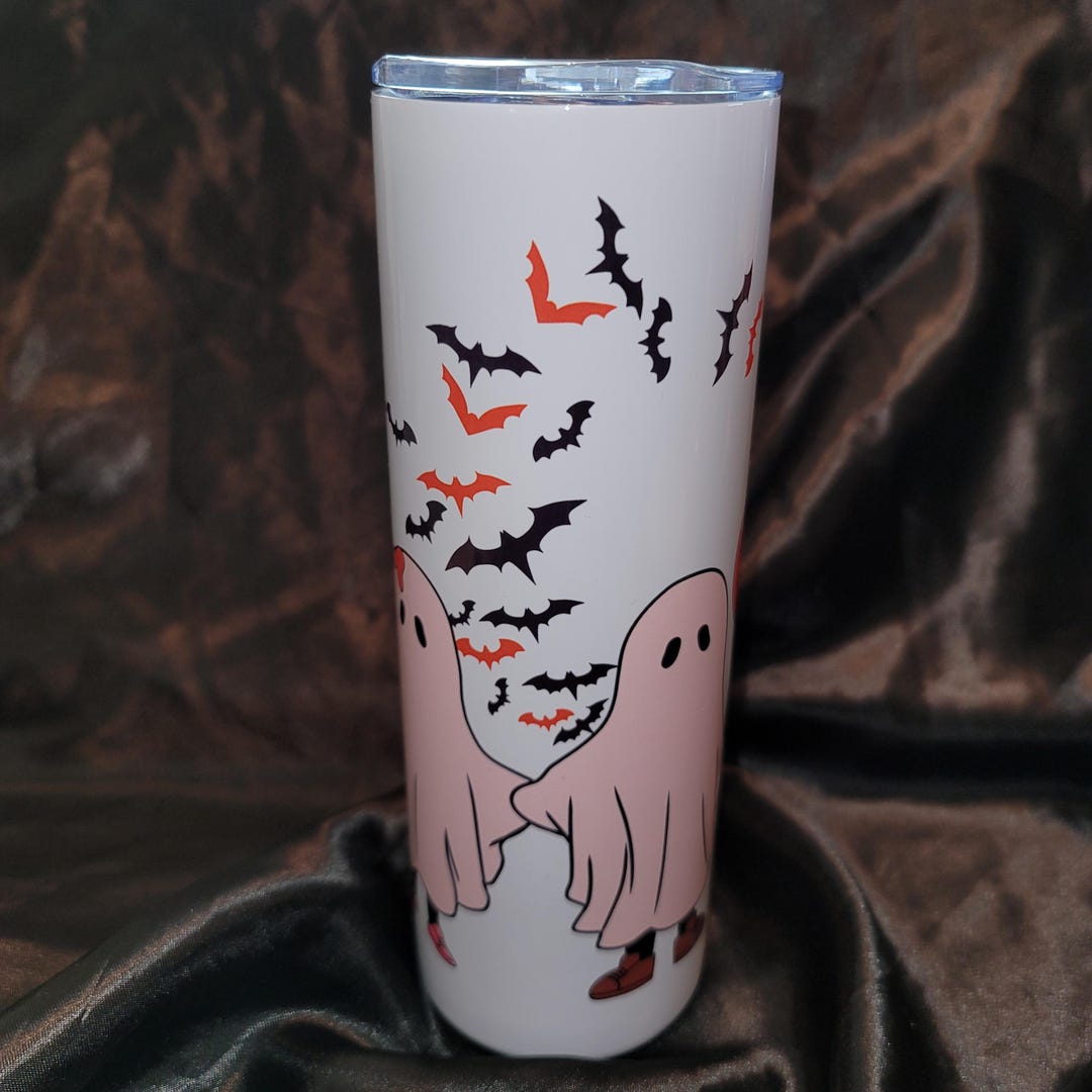 Boo Things - Adorable Ghost Couple Holding Hands 20 Oz Sublimated ...