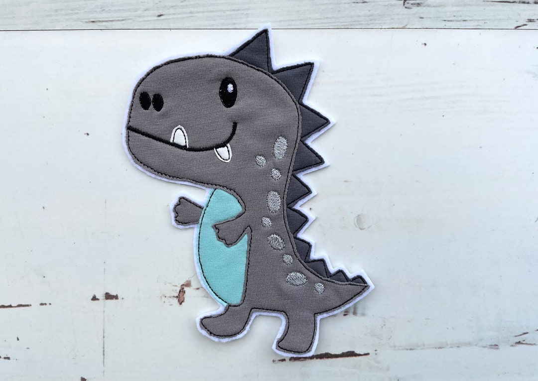 Applique Dinosaur T-rex Tyrannosaurus Rex Dino Patch Patches - Etsy