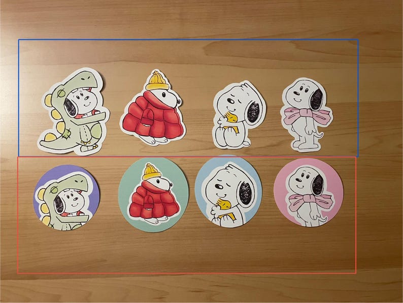 Snoopy Sticker Pack - Etsy