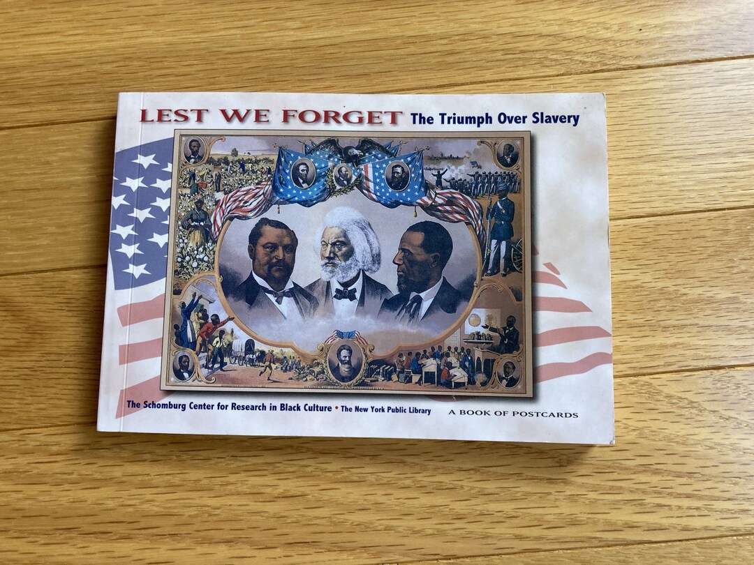 Book of 30 Postcards Lest We Forget the Triumph Over Slavery - Etsy