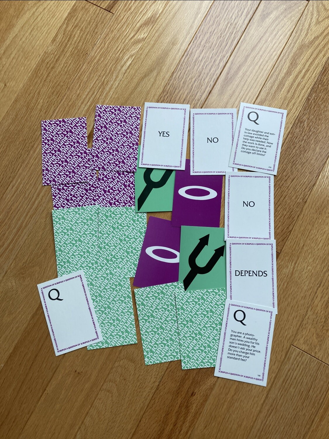 Set 20 Vintage Scruples Game Cards 1980s Ephemera Scrapbook | Etsy