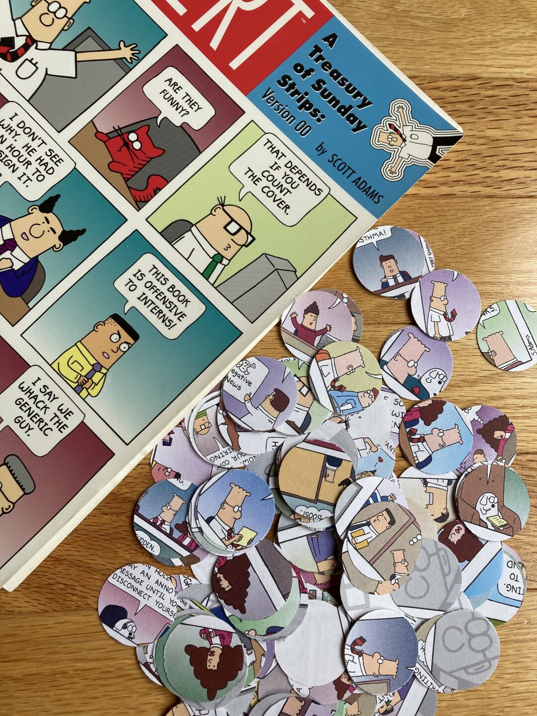 Dilbert Paper Confetti 200 Pieces Upcycled Comic Book Pages - Etsy