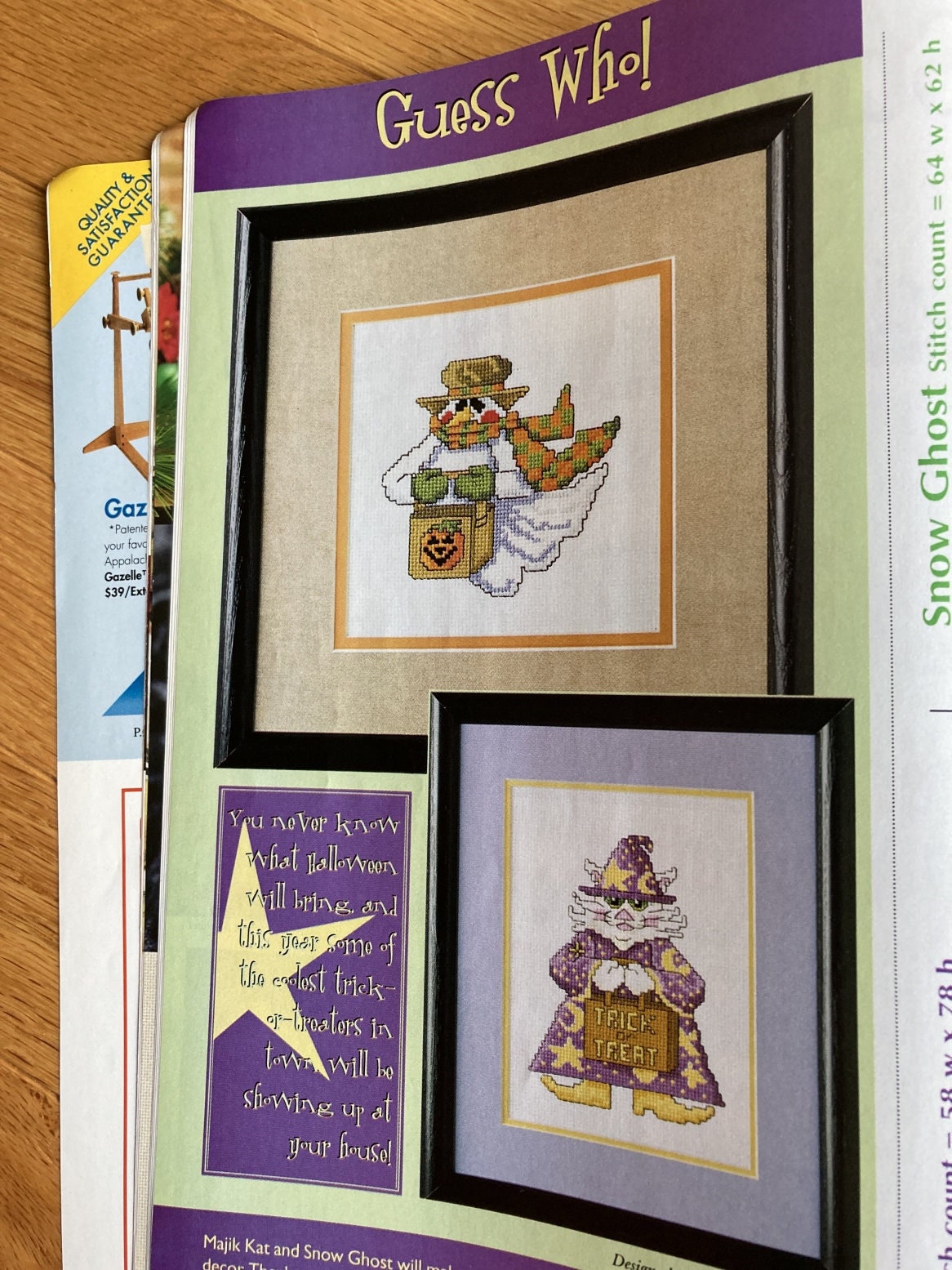 Stitchery Magazine Cross Stitch Patterns Christmas Halloween - Etsy