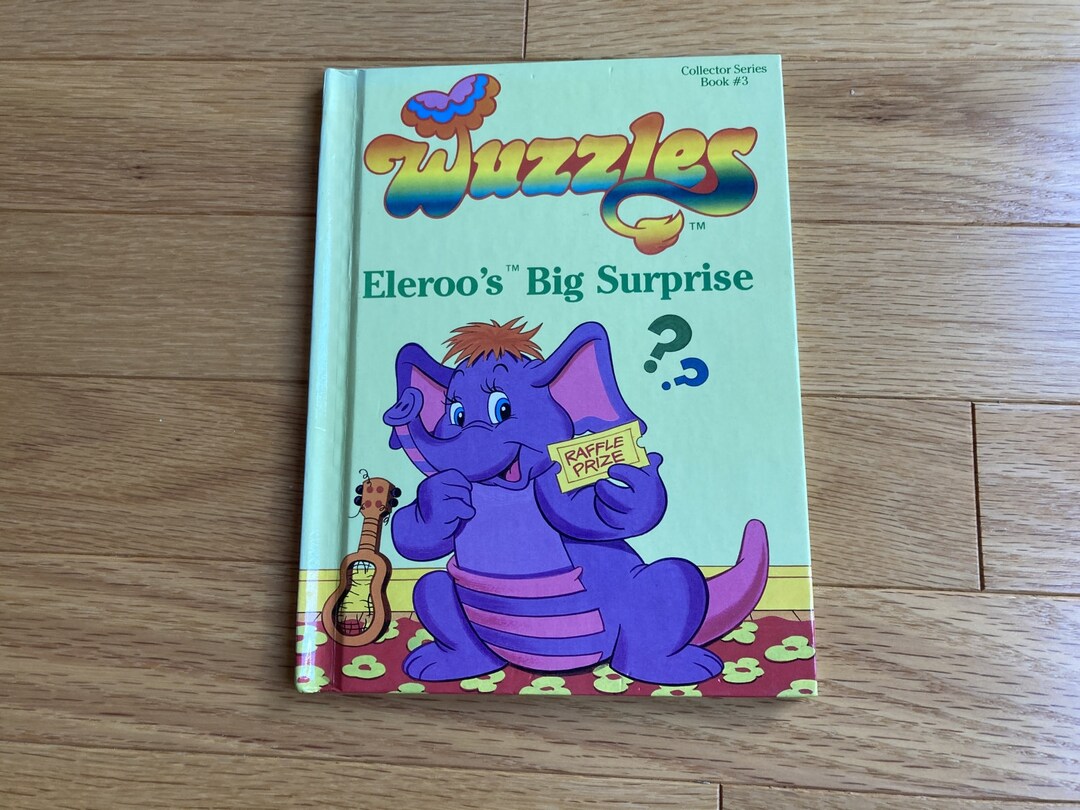 Vintage Wuzzles Story Book Eleroo's Big Surprise 1984 - Etsy