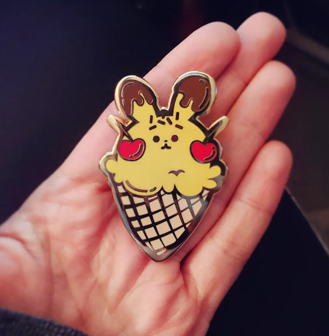 Pika-cone Pin - Etsy