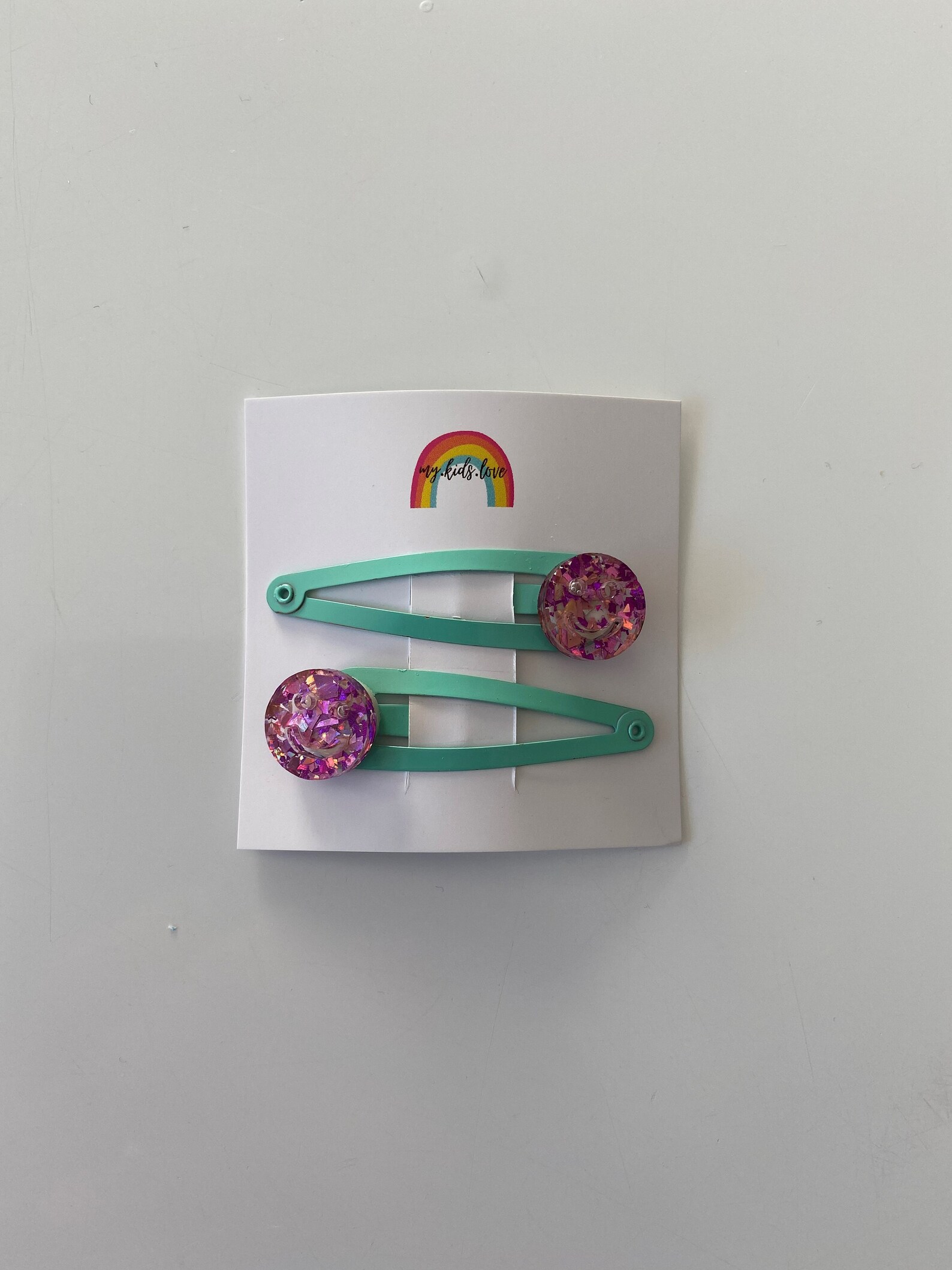 Smiley Face Hair Clips - Etsy