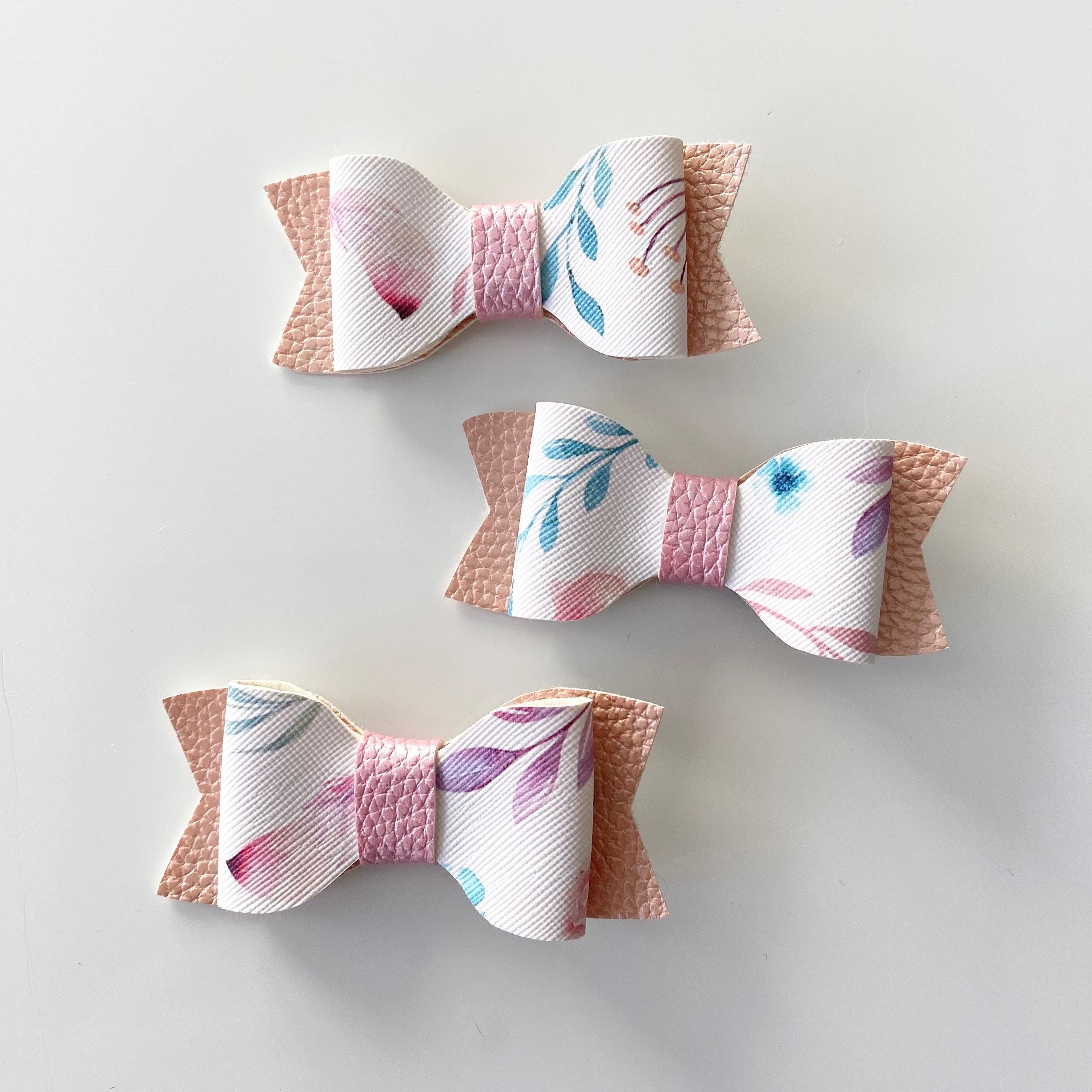 Double Layer Hair Bows - Etsy Australia