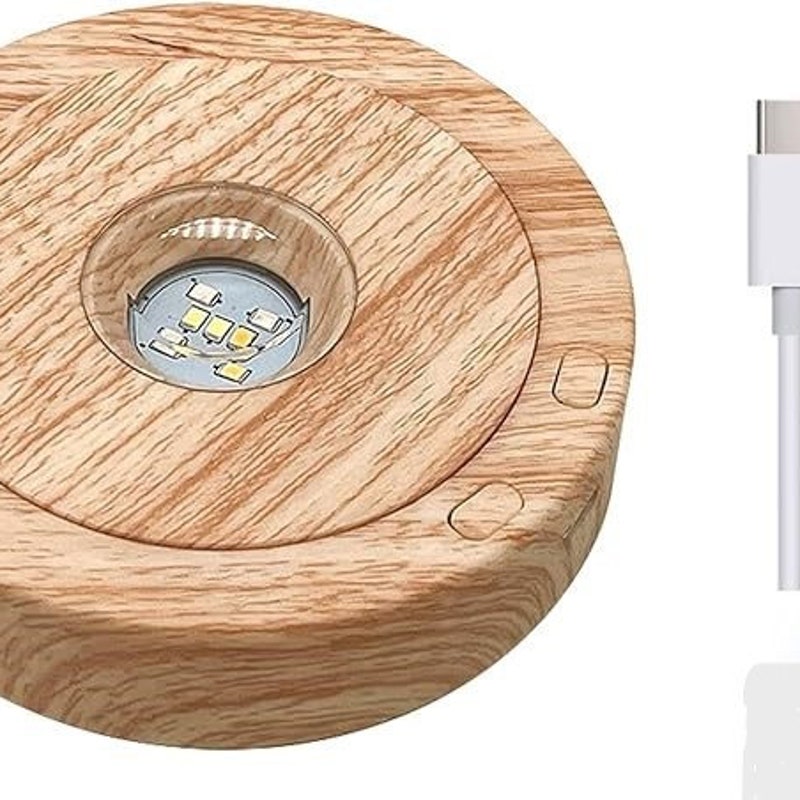 Crystal Led Rotating Base - Etsy