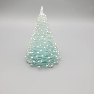 Handcrafted Glass Tree With Crystal AB Accents/ornaments and - Etsy
