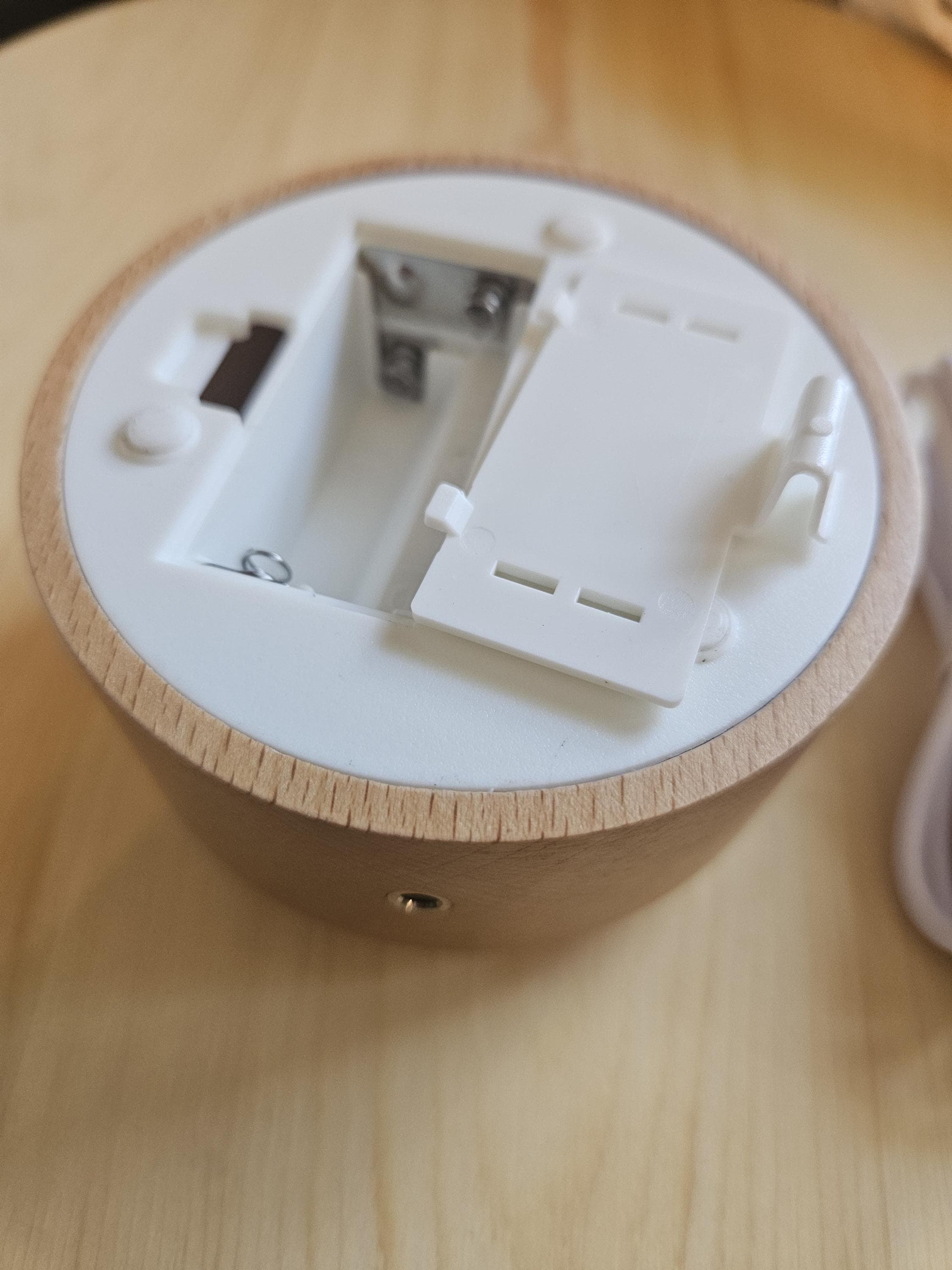 Wood 7 LED Rotating Display Stand, Spinning 360 Rotating Display Base ...