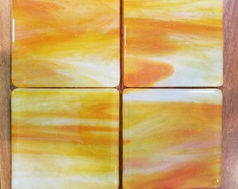 Yellow Coasters | Etsy