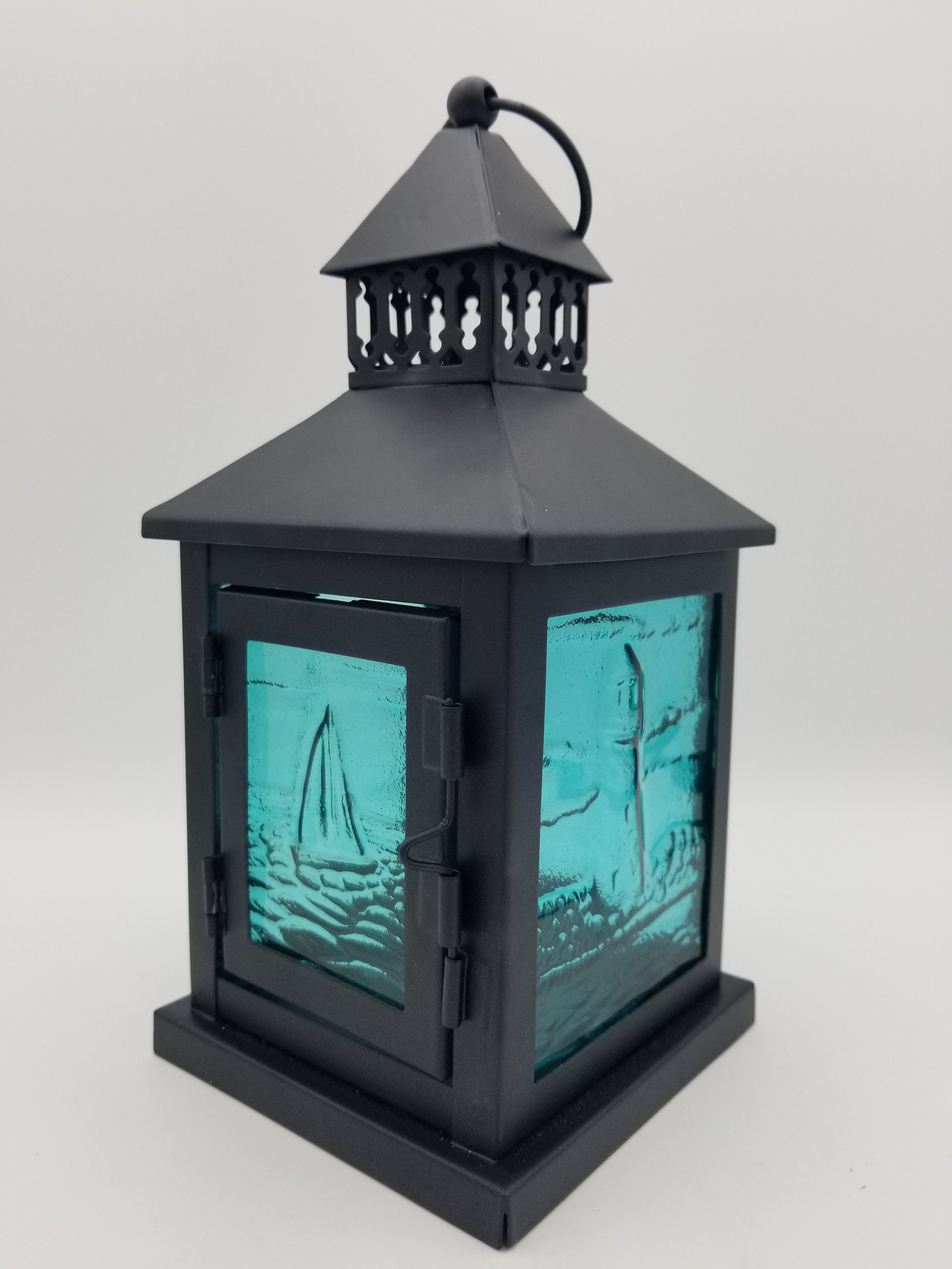 Life on the Water Glass Lantern Hanging Ocean Sea Sailing | Etsy