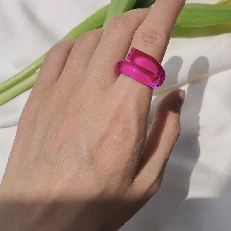 Resin Stacking Ring - Etsy