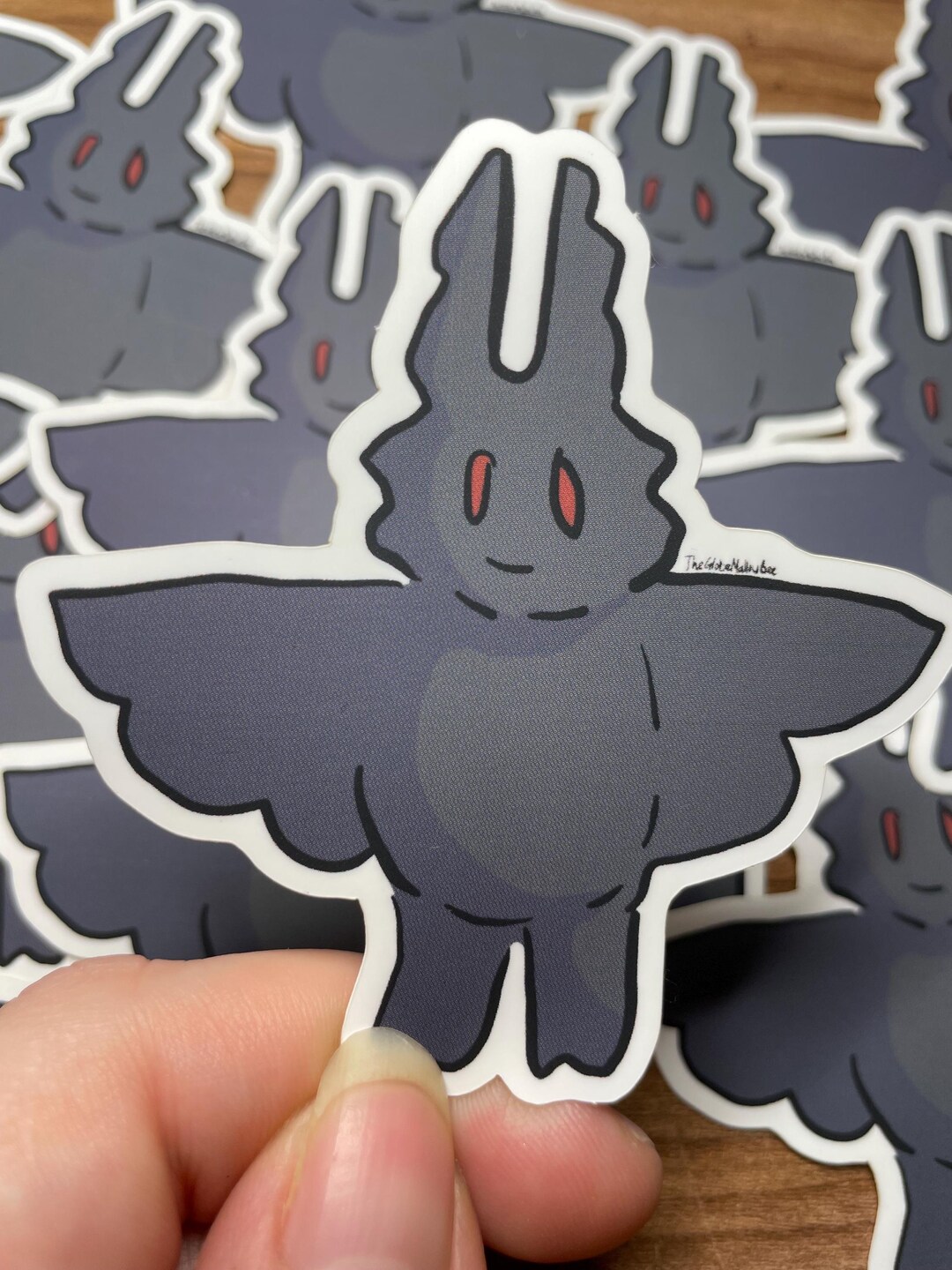Cute Mothman Sticker- Stationary, Water Bottle, Journal, Sketchbook ...
