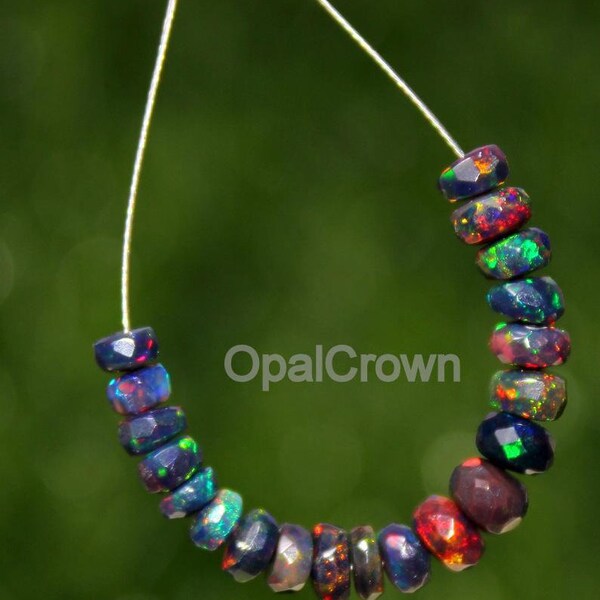 Faceted Opal Beads - Etsy