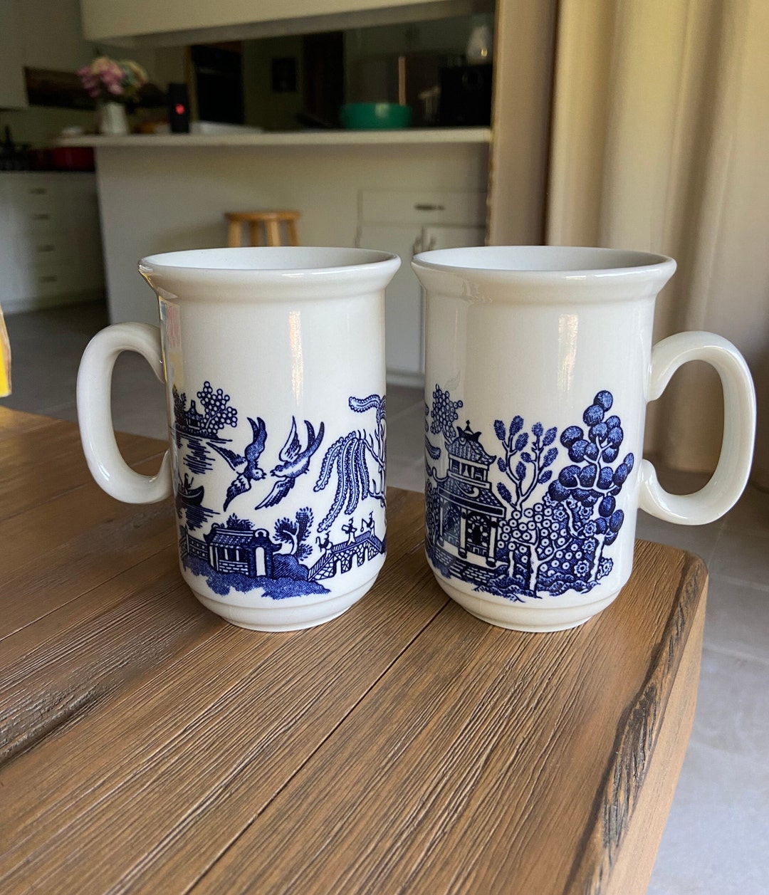 Vintage Churchill Tall Mugs (2) - Etsy
