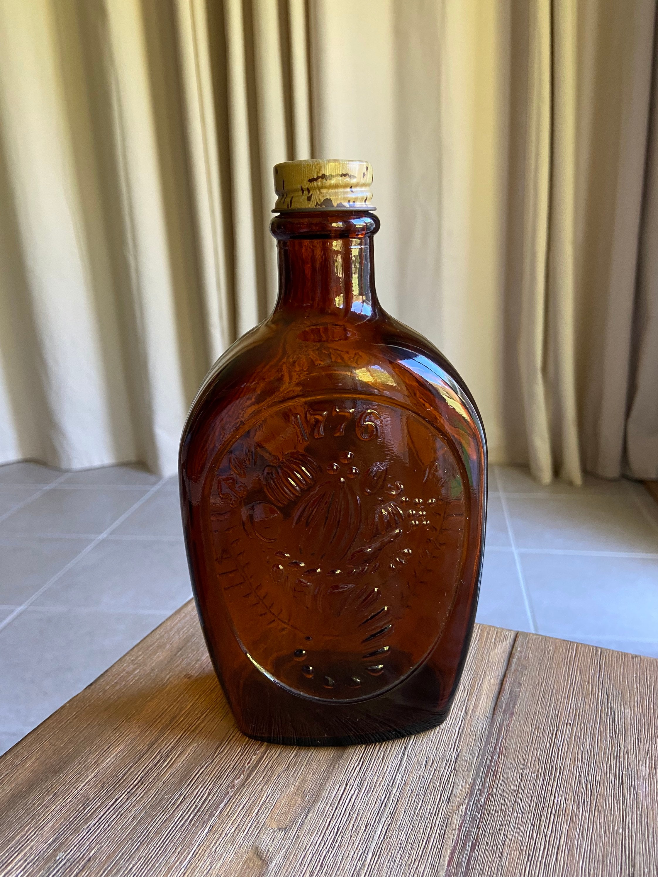 Vintage Log Cabin 1776 Cornucopia Bottle - Etsy