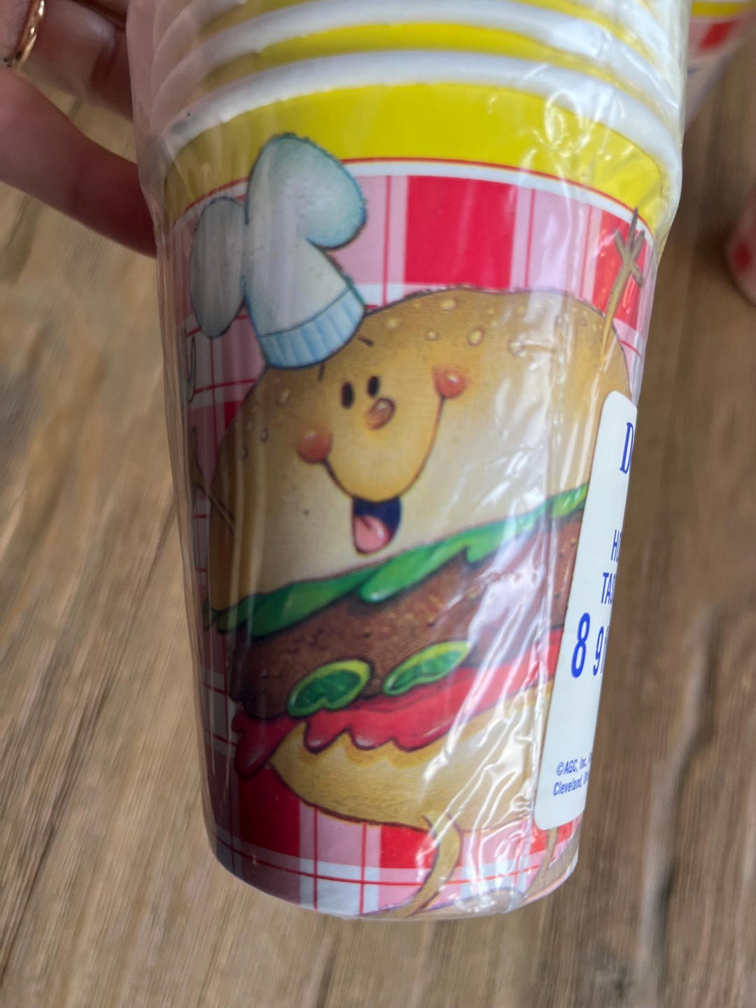 Vintage Designware Hamburger BBQ Pic Nic Paper Cups ( 48 ,sealed ) - Etsy