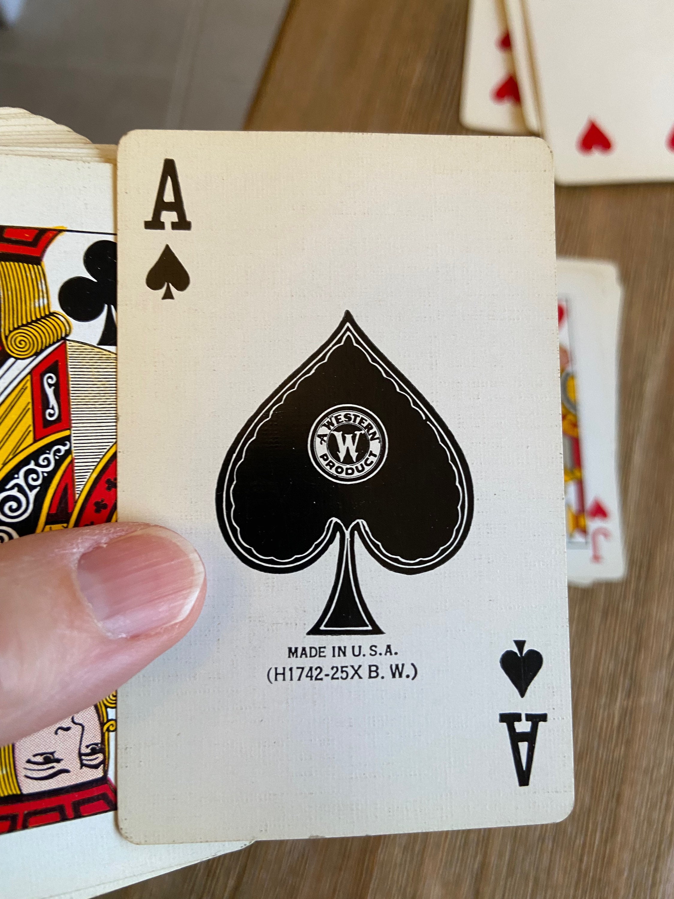 Vintage Hoyle Flowers Playing Cards | Etsy