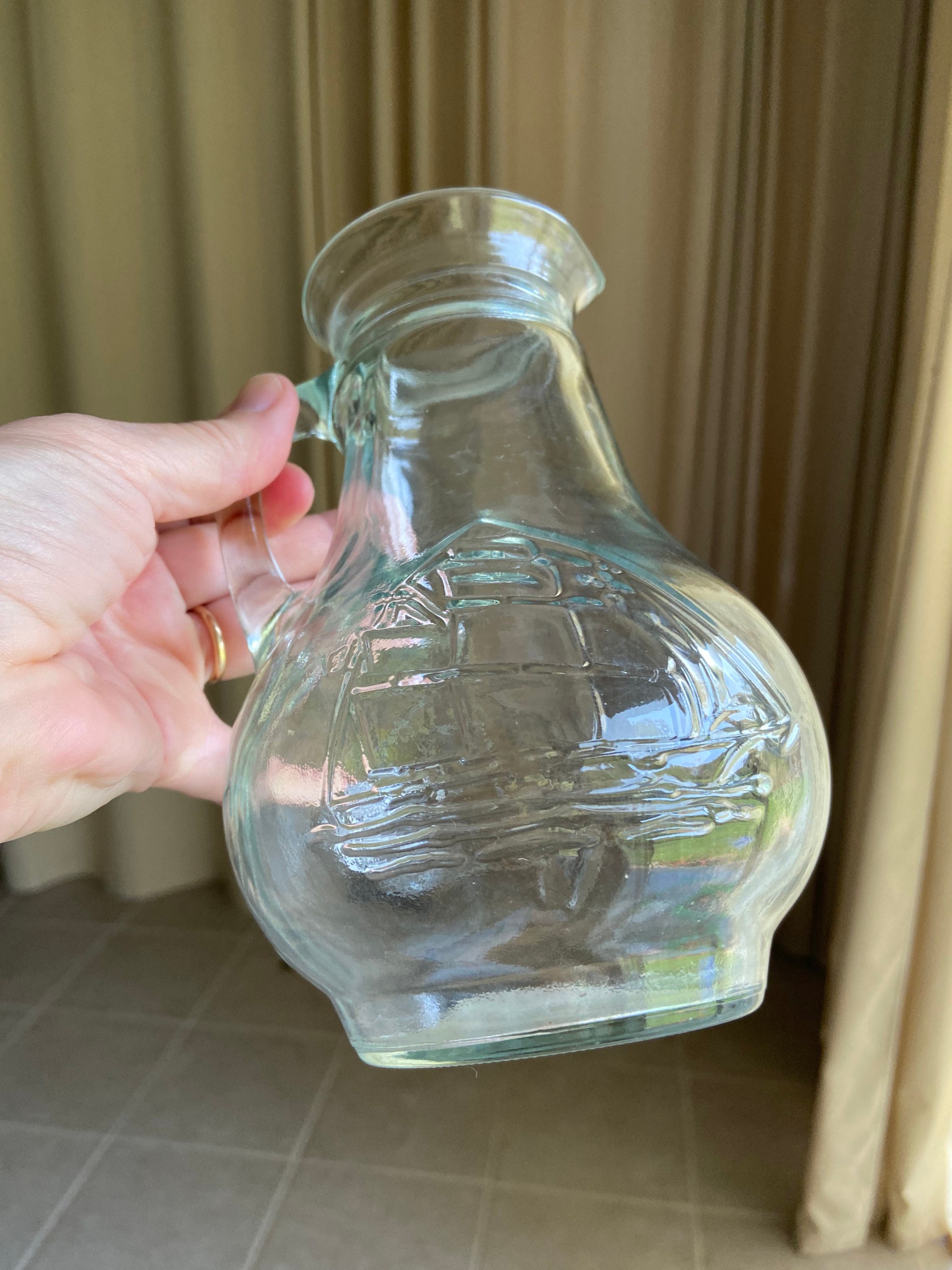 Vintage Small Pitcher With Sailboat - Etsy