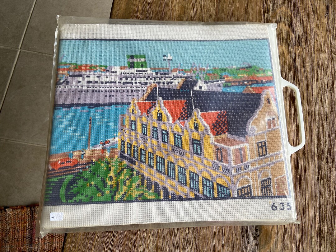 Vintage Embroidery Kit - Etsy