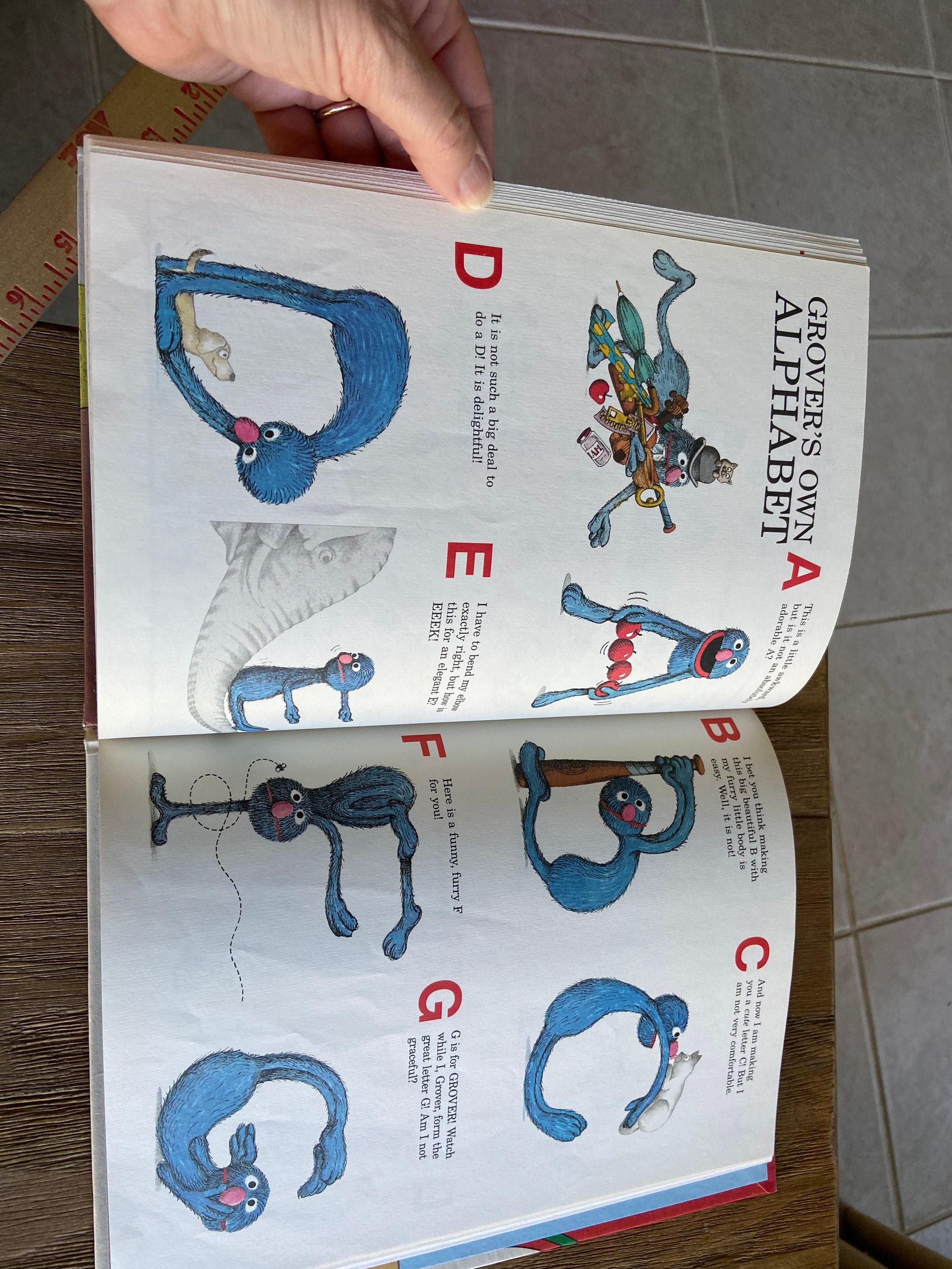 Vintage Sesame Street My Abcs Book - Etsy