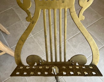 Vintage Brass Music Stand. - Etsy