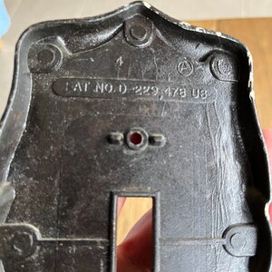 Vintage Metal Scroll Light Switch Plate (gold Tone) - Etsy