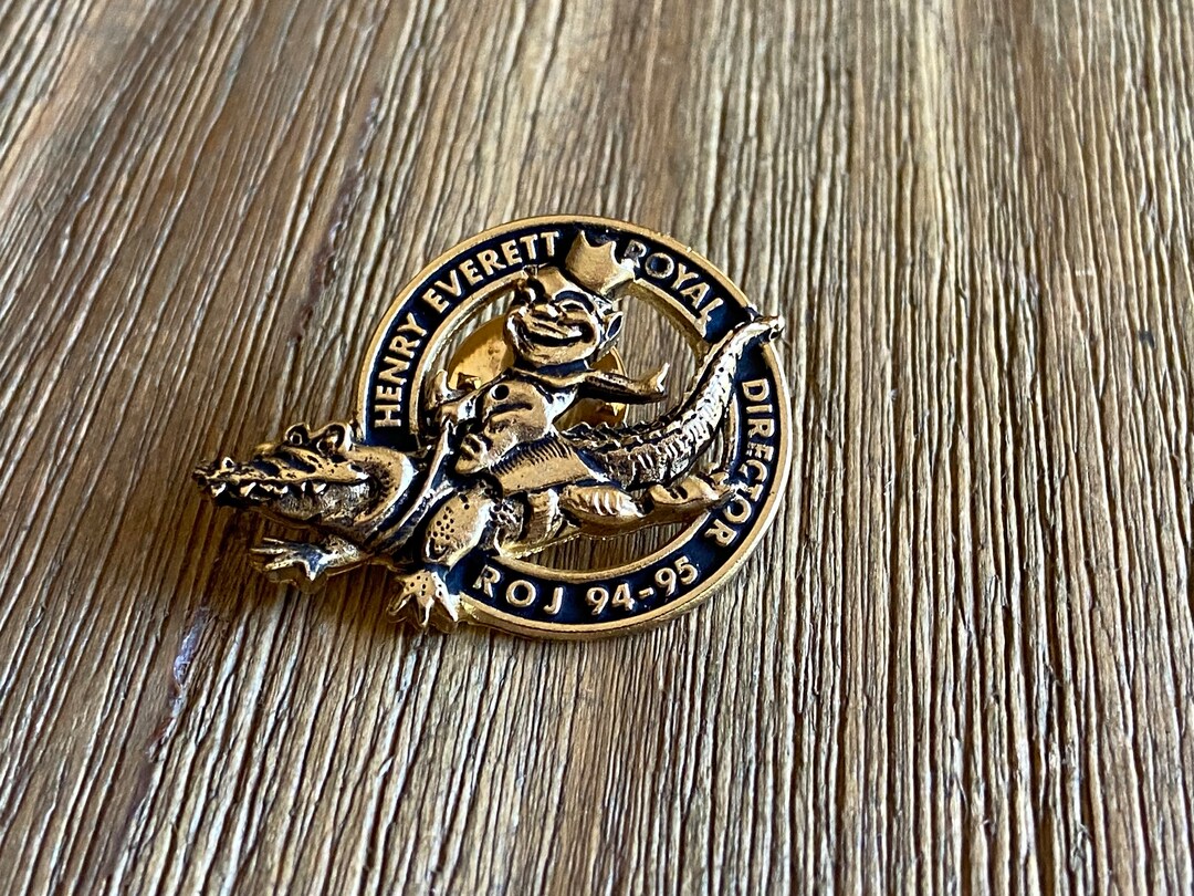 Vintage Masonic Pin (alligator) - Etsy