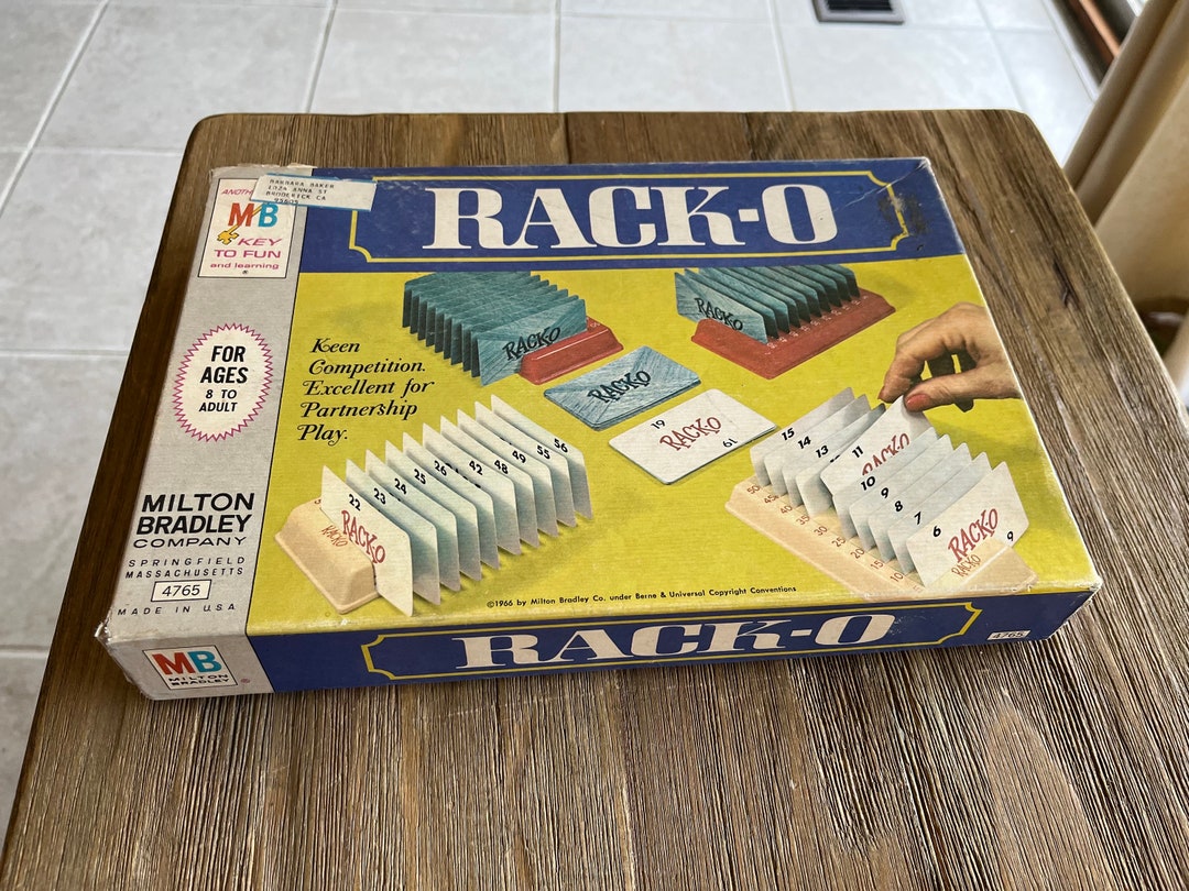 Vintage Racko Card Game - Etsy