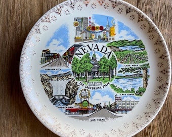 Vintage 1953 Mini Automobile Tin License Plate Nevada State - Etsy