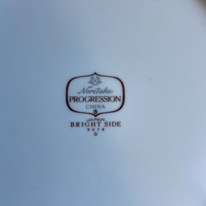 Vintage Noritake Progression Bright Side Dinner Plate (1) - Etsy