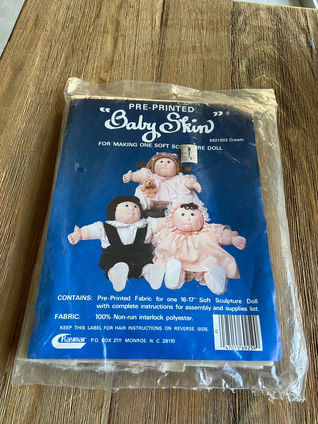 Vintage Baby Skin Doll Kit - Etsy