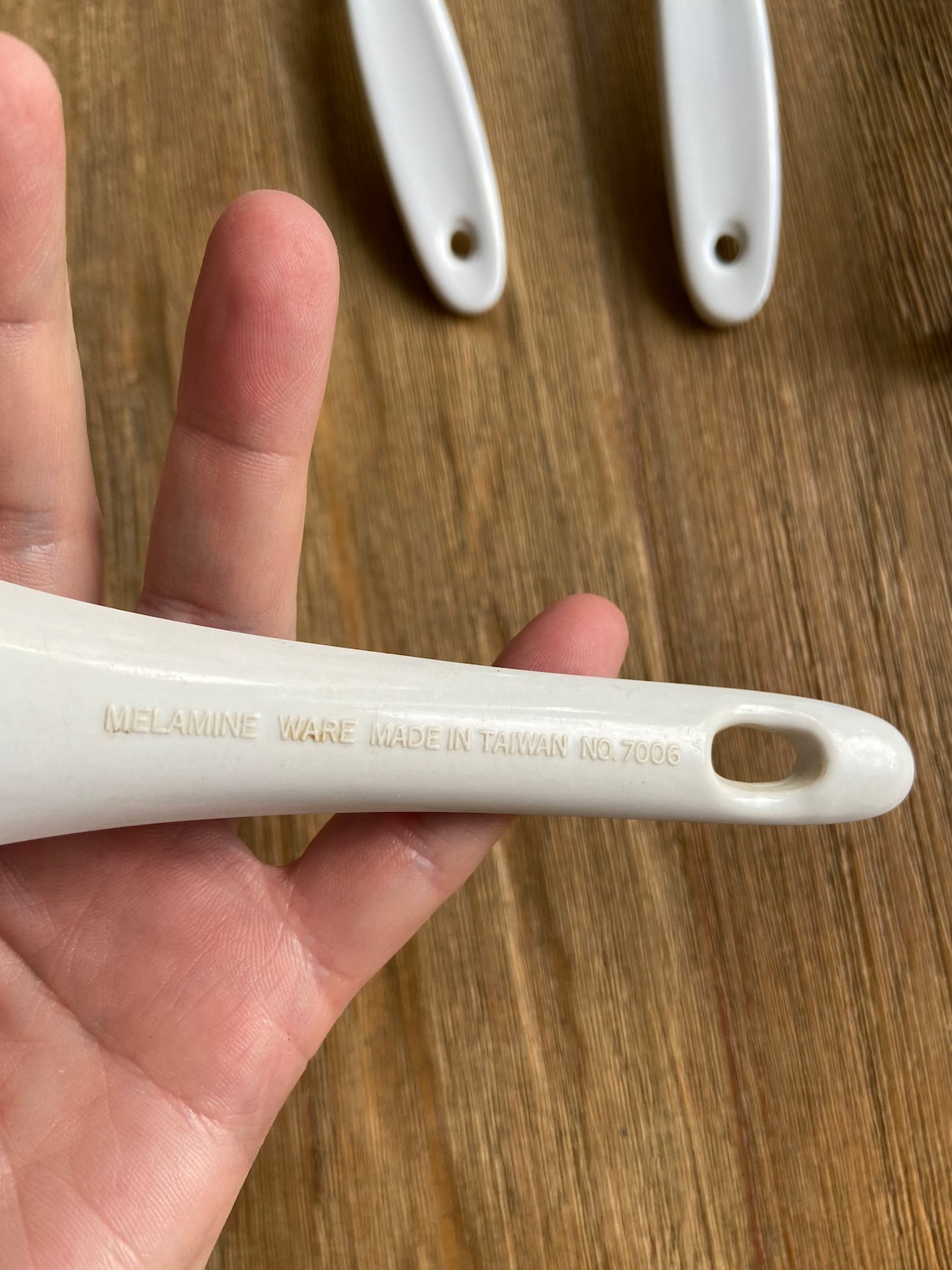 Vintage Melamine Serving Spoons - Etsy