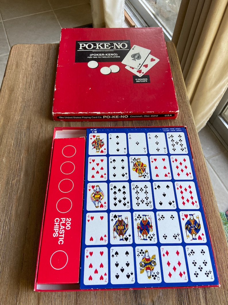 Vintage Pokeno game | Etsy