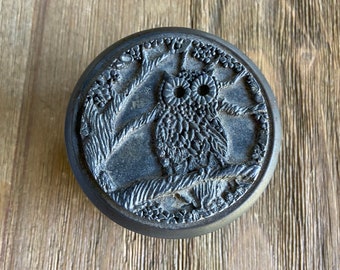 Vintage Silver Tone Metal Owl That Opens Up, Owl Trinket Box, Lover ...