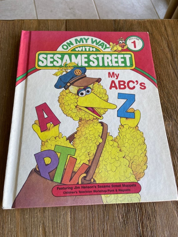 Vintage Sesame Street My Abcs Book - Etsy