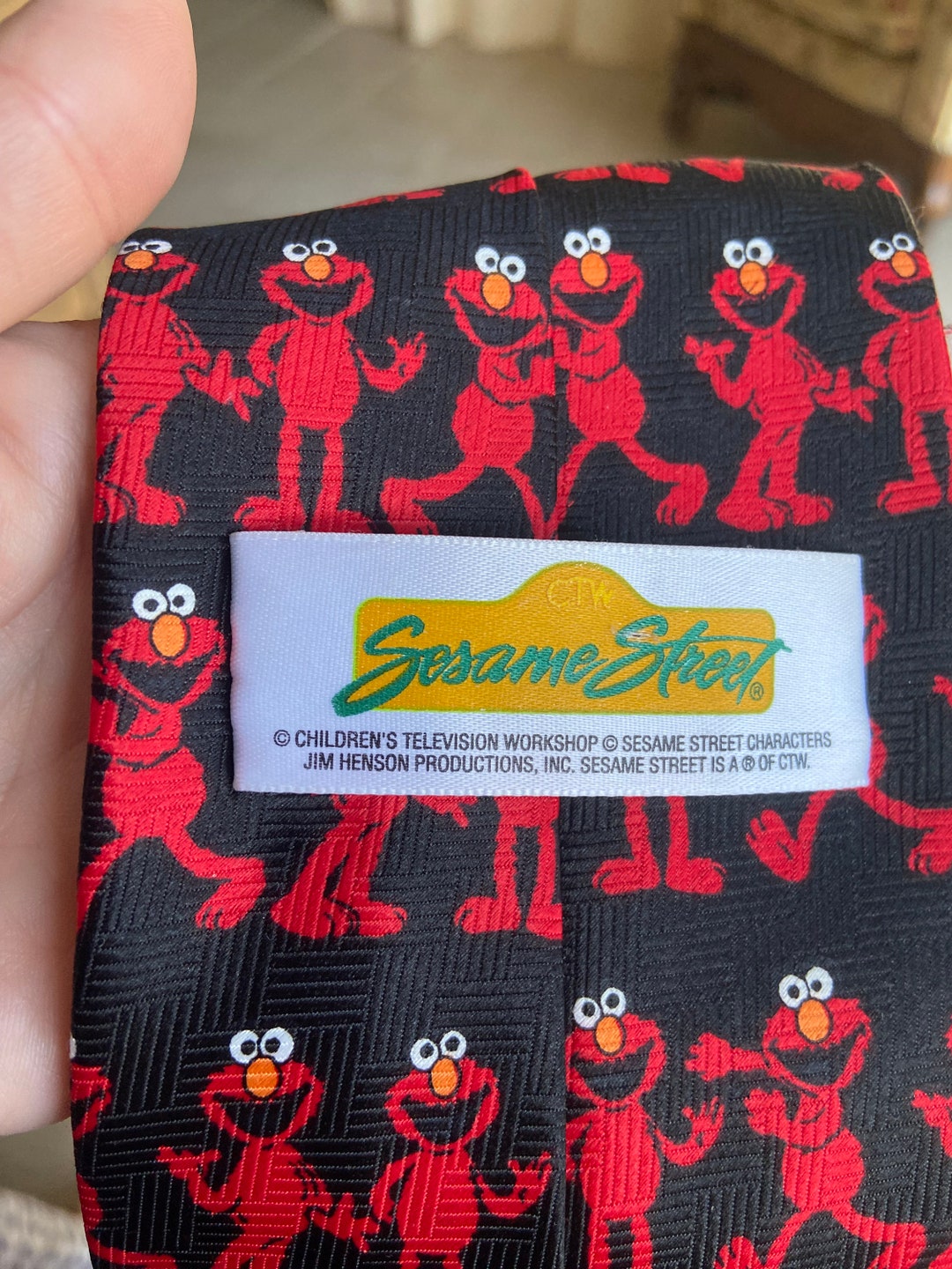 Vintage Sesame Street Elmo Necktie - Etsy