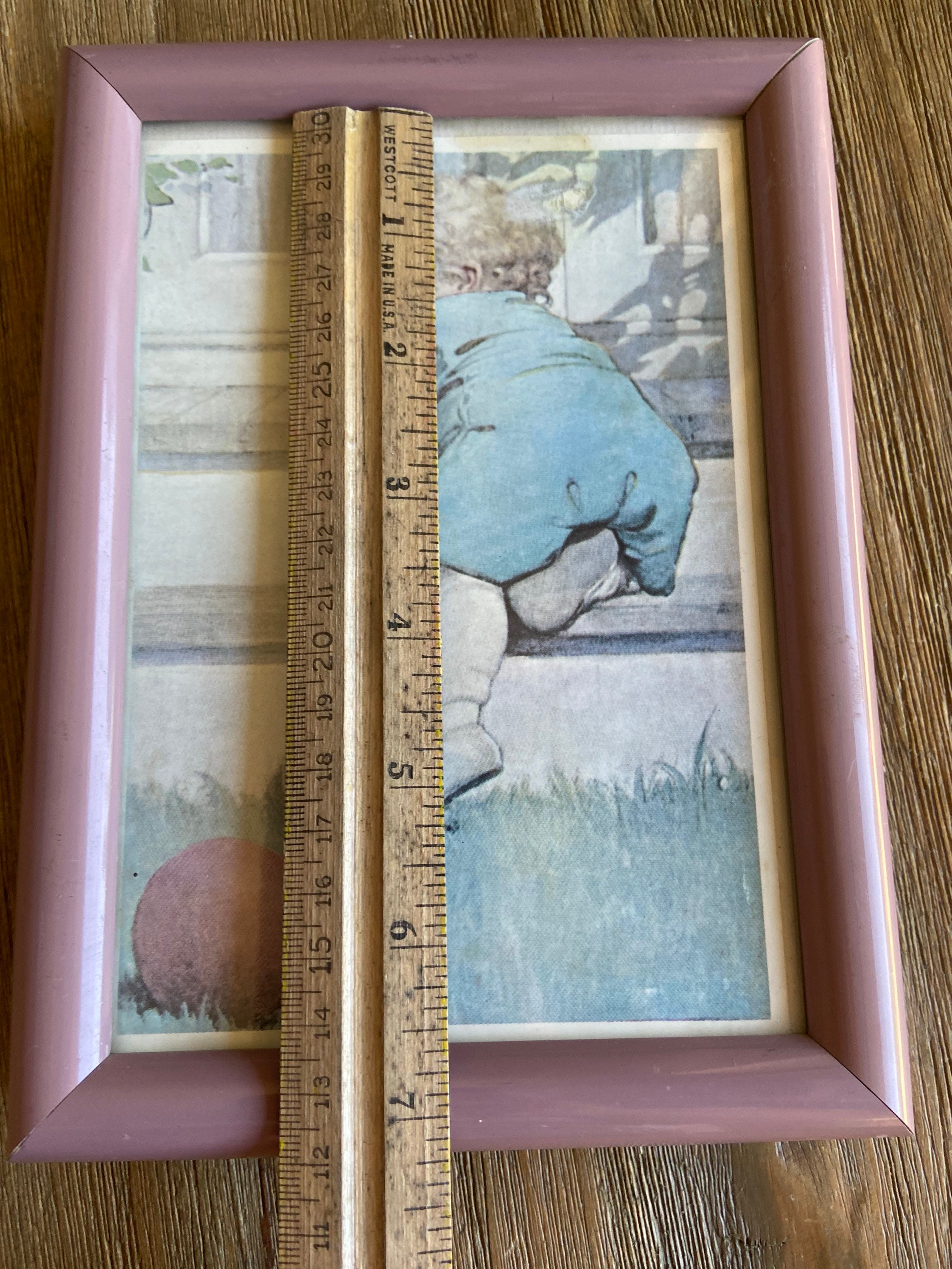 Vintage Pink Picture Frame - Etsy