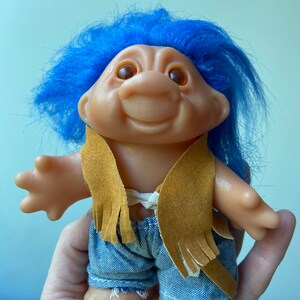 Vintage Blue Hair Troll - Etsy