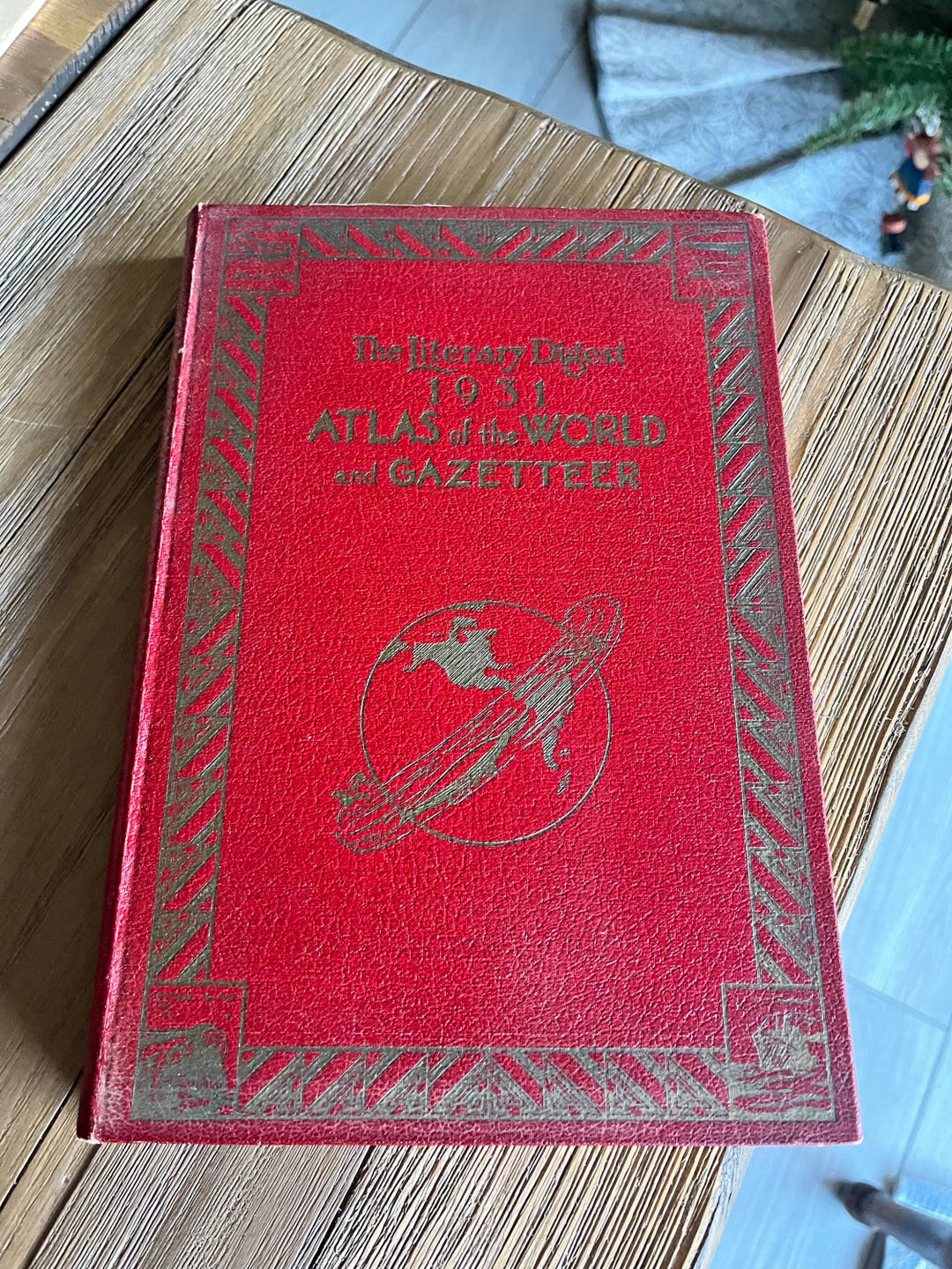 Vintage 1931 World Atlas - Etsy