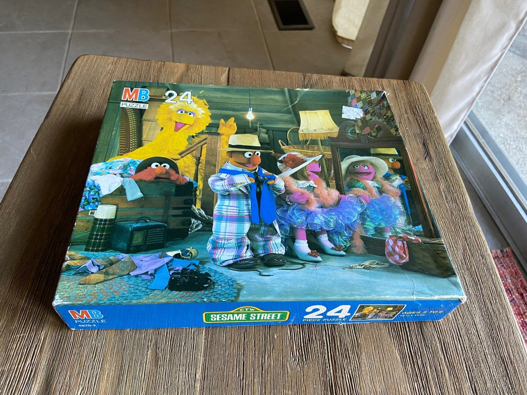 Vintage Muppets Sesame Street Puzzle - Etsy
