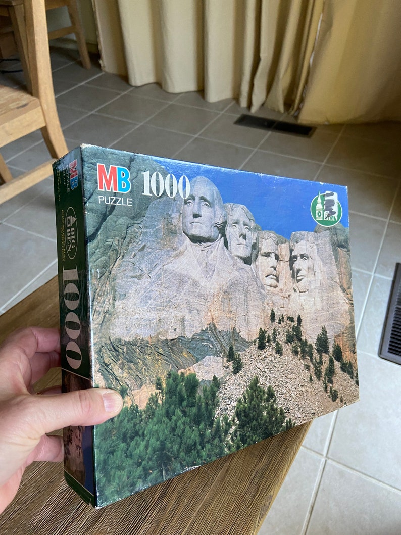 Vintage Unopened Mount Rushmore Puzzle - Etsy