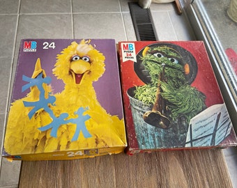 Vintage 1993 Golden Sesame Street Grover Puzzle - Etsy