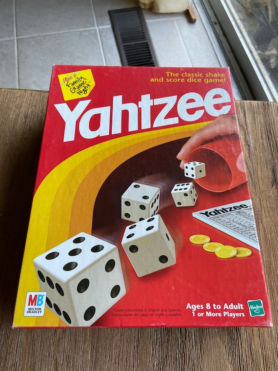 Vintage Yahtzee Game - Etsy