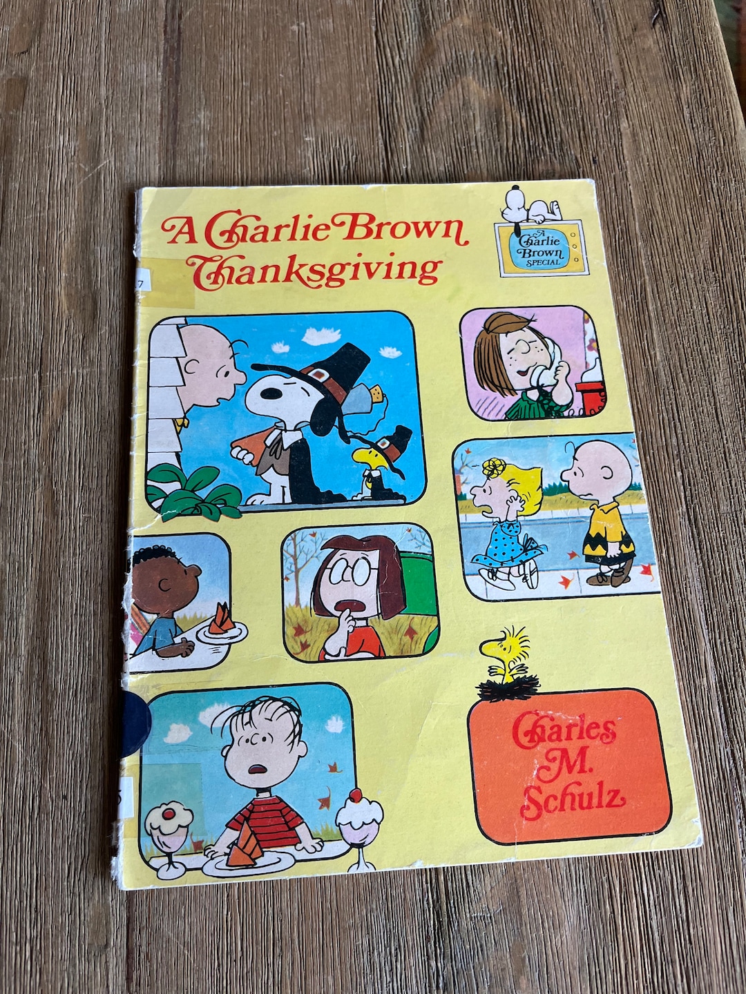 Vintage A Charlie Brown Thanksgiving Book - Etsy