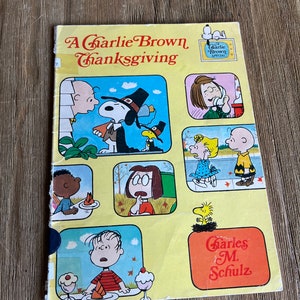Vintage A Charlie Brown Thanksgiving Book - Etsy