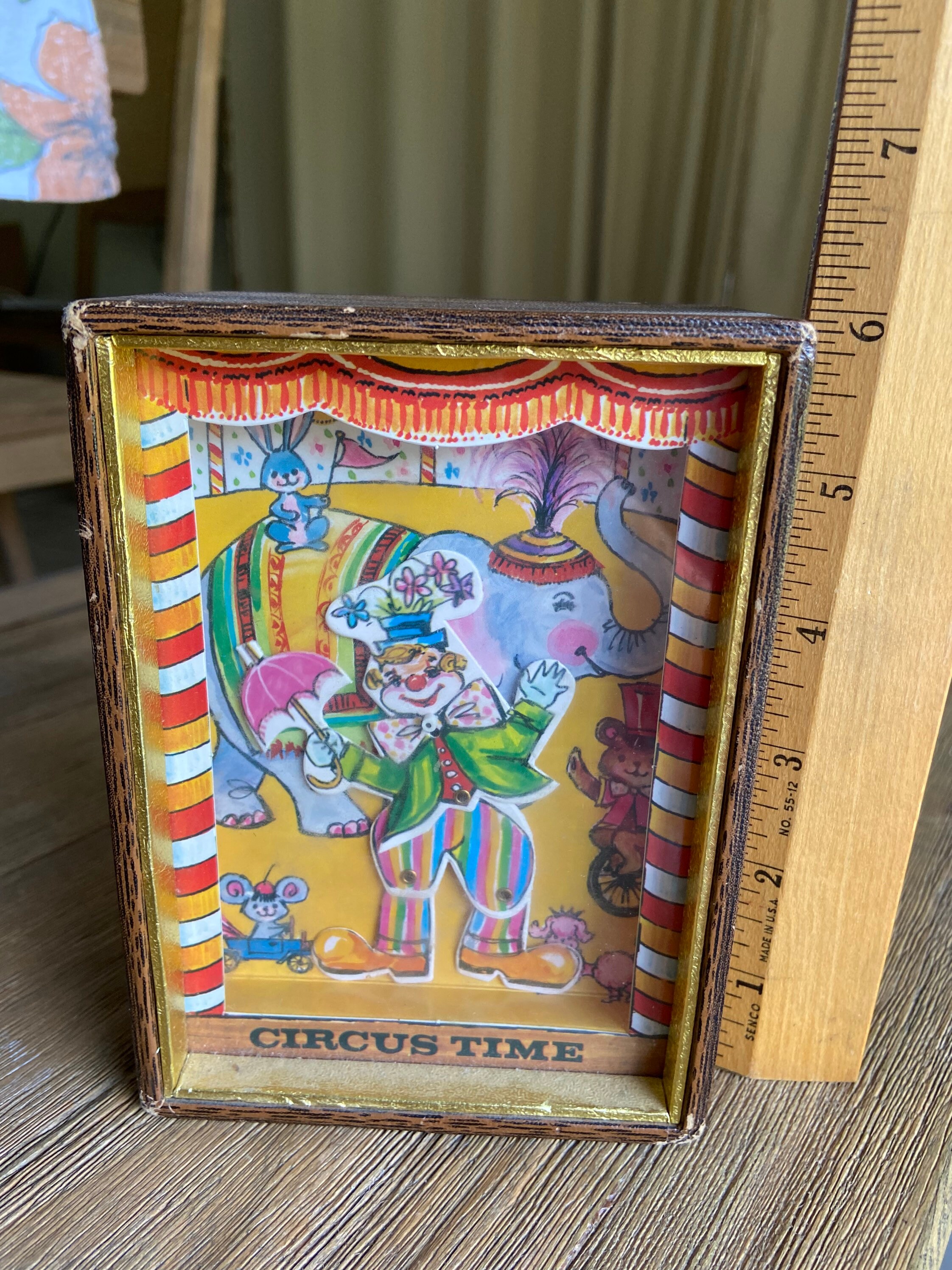 Vintage dancing clown music box | Etsy