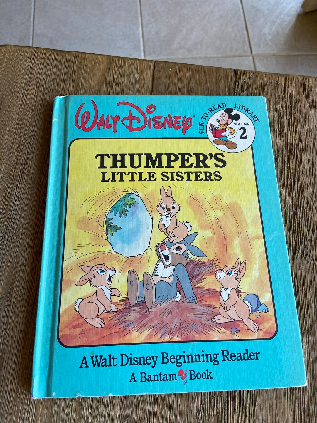 Vintage Disney Thumper’s Little Sisters Book - Etsy